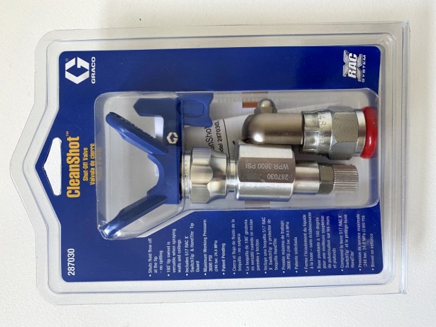 Graco CleanShot avstengningsventil | Graco Wandeli L'outil Parfait